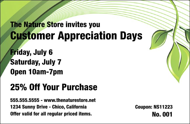 Coupon Templates | Eventgroove