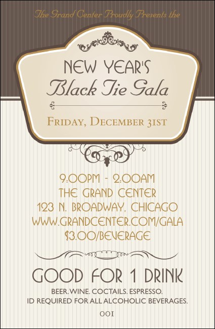 Drink Tickets | Drink Ticket Templates | Eventgroove