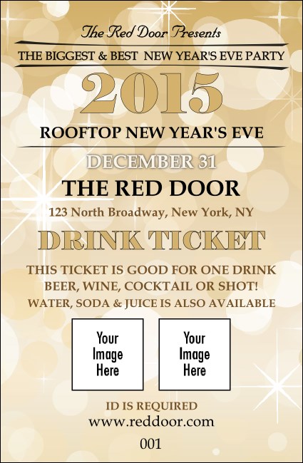 Drink Tickets | Drink Ticket Templates | Eventgroove
