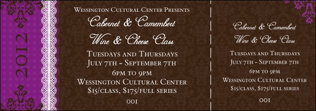 All-Purpose Colour Event Ticket Printing | Eventgroove