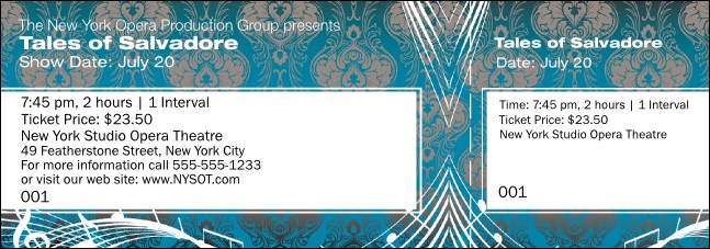 Music Event Ticket Templates | Eventgroove