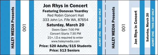 All-Purpose Colour Event Ticket Printing | Eventgroove