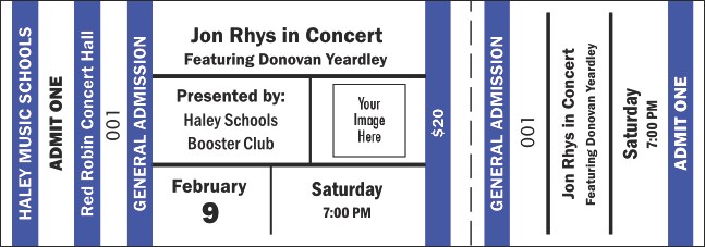 All-Purpose Colour Event Ticket Printing | Eventgroove