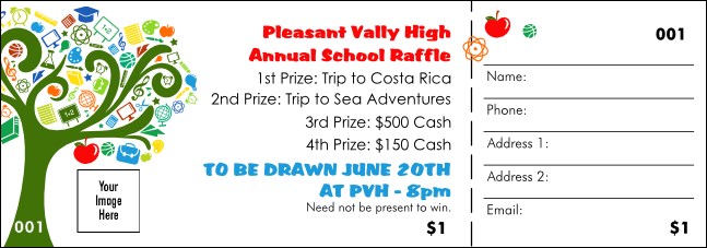 Budget Colour Raffle Tickets | Eventgroove