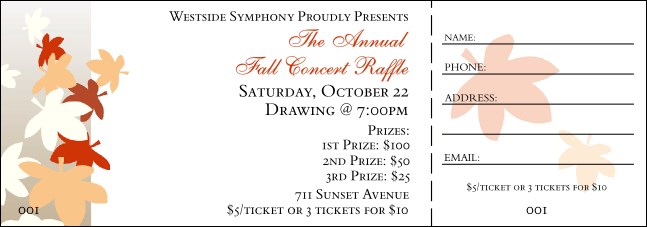 Budget Colour Raffle Tickets | Eventgroove
