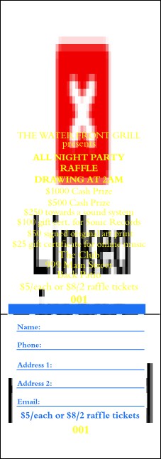 Fundraiser and Charity Raffle Ticket Templates | Eventgroove