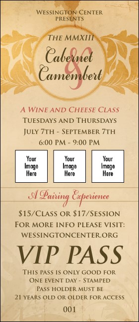 VIP Pass Templates | VIP Pass Printing | Eventgroove