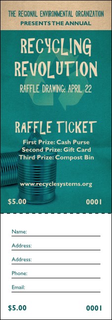 Fundraiser and Charity Raffle Ticket Templates | Eventgroove