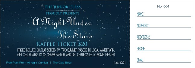 Black-Tie Gala Raffle Ticket Templates | Eventgroove