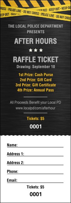 Fundraiser and Charity Raffle Ticket Templates | Eventgroove