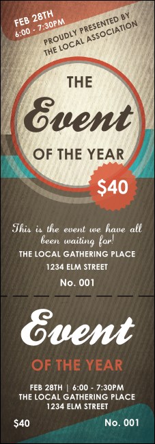 All-Purpose Colour Event Ticket Printing | Eventgroove