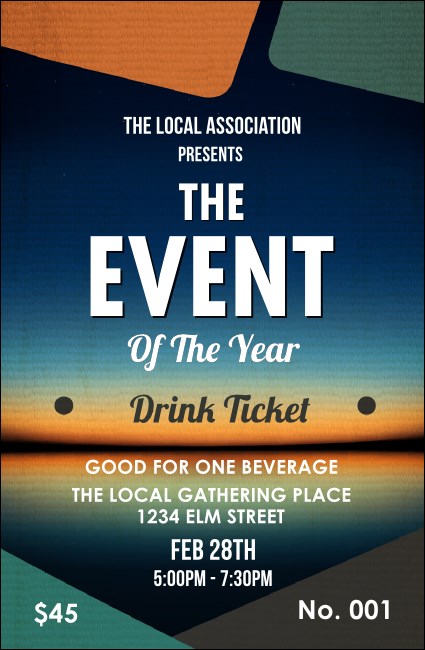 Drink Tickets | Drink Ticket Templates | Eventgroove
